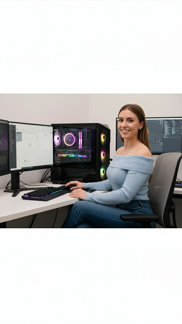 Experience premium Canadian-built RGB Gaming PC & ultrawide monitor—pe