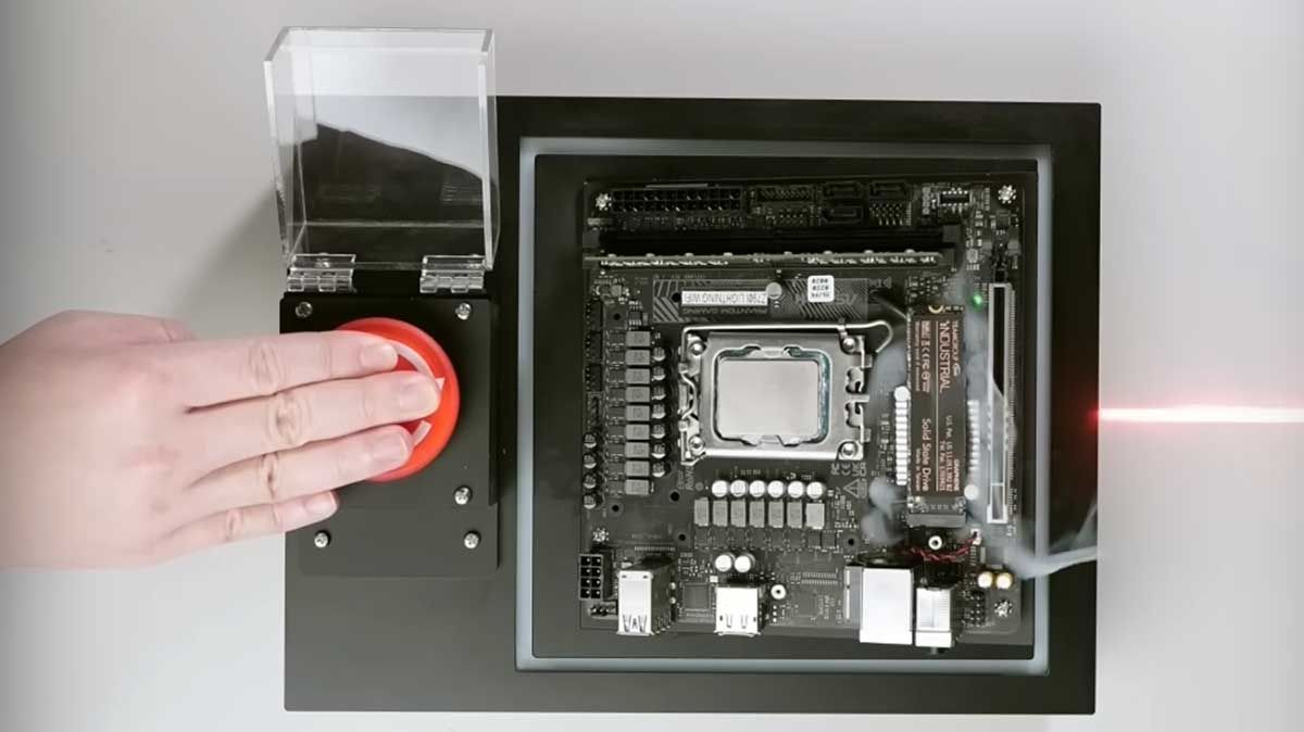 This new SSD will literally self destruct if you push the big red butt