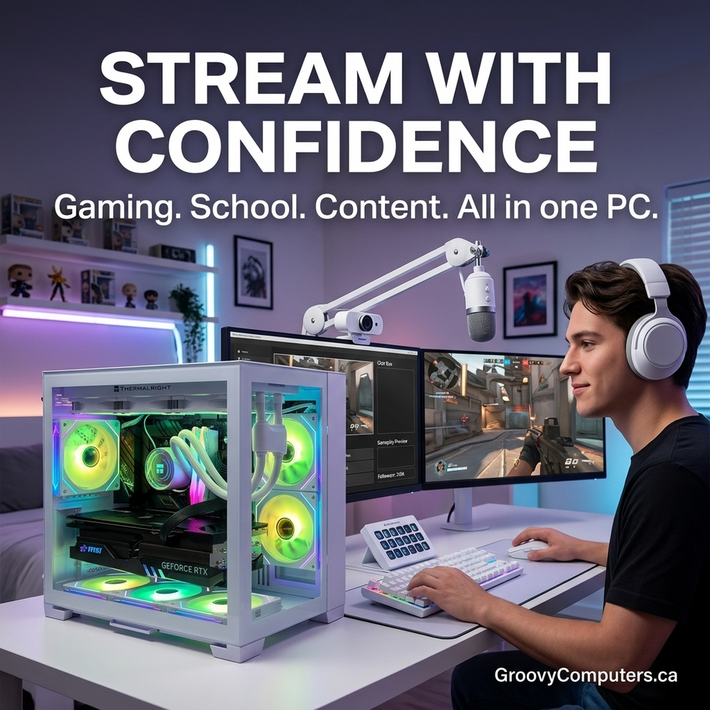 Shop Custom Gaming PCs | Video Editing & Streaming - Groovy Computers